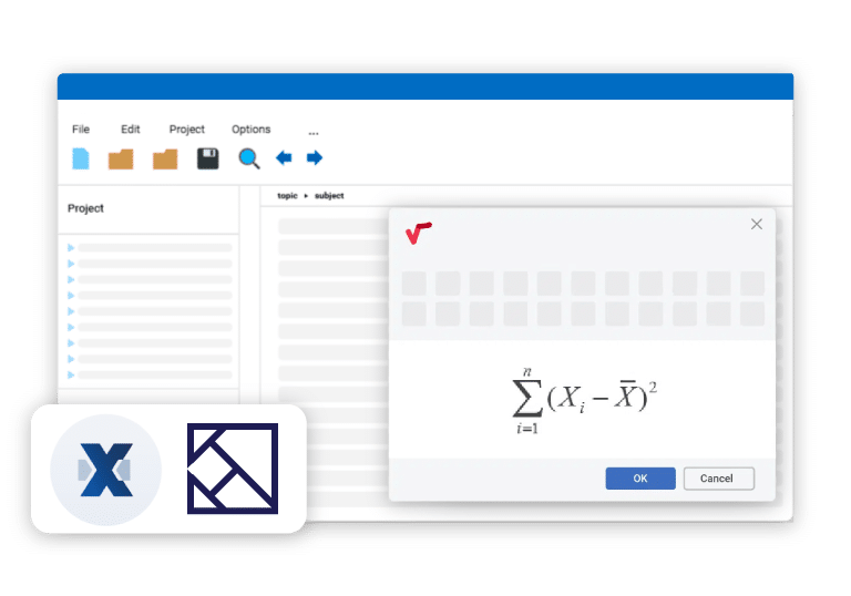 Equation Editor for XML Editor | MathType